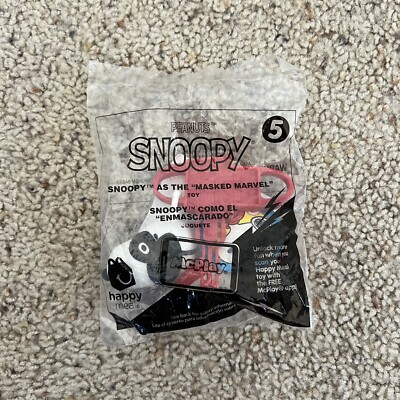 New 2018 McDonald's Happy Meal Peanuts Snoopy Toy #5 Snoopy As The ...