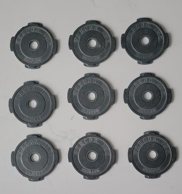 9 Vintage Metal 45 RPM Record Adapters Inserts Webster Chicago ...