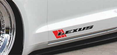 LEXUS RACING PERFORMANCE SPORT DECALS 3 DECALS "FREE SHIPPING!!! | eBay