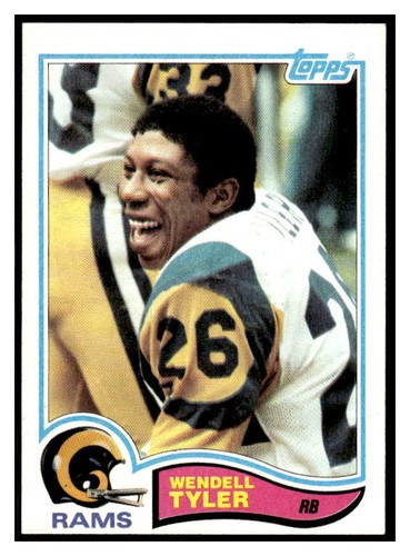 1982 Topps #385 Wendell Tyler Los Angeles Rams Excellent | eBay