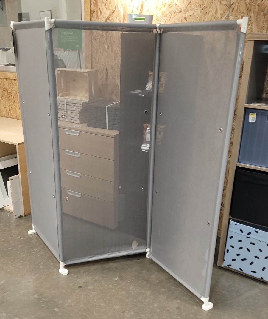 Ikea YTTERSKÄR Privacy screen, Outdoor, Garden, Terrace, Balcony, Gray ...