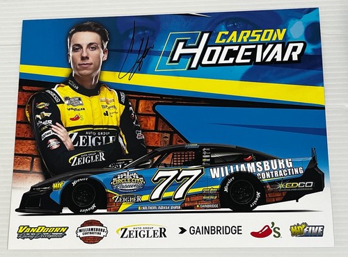 2025 Carson Hocevar Super Late Model Hero Card ASA STARS Redbud NASCAR ...