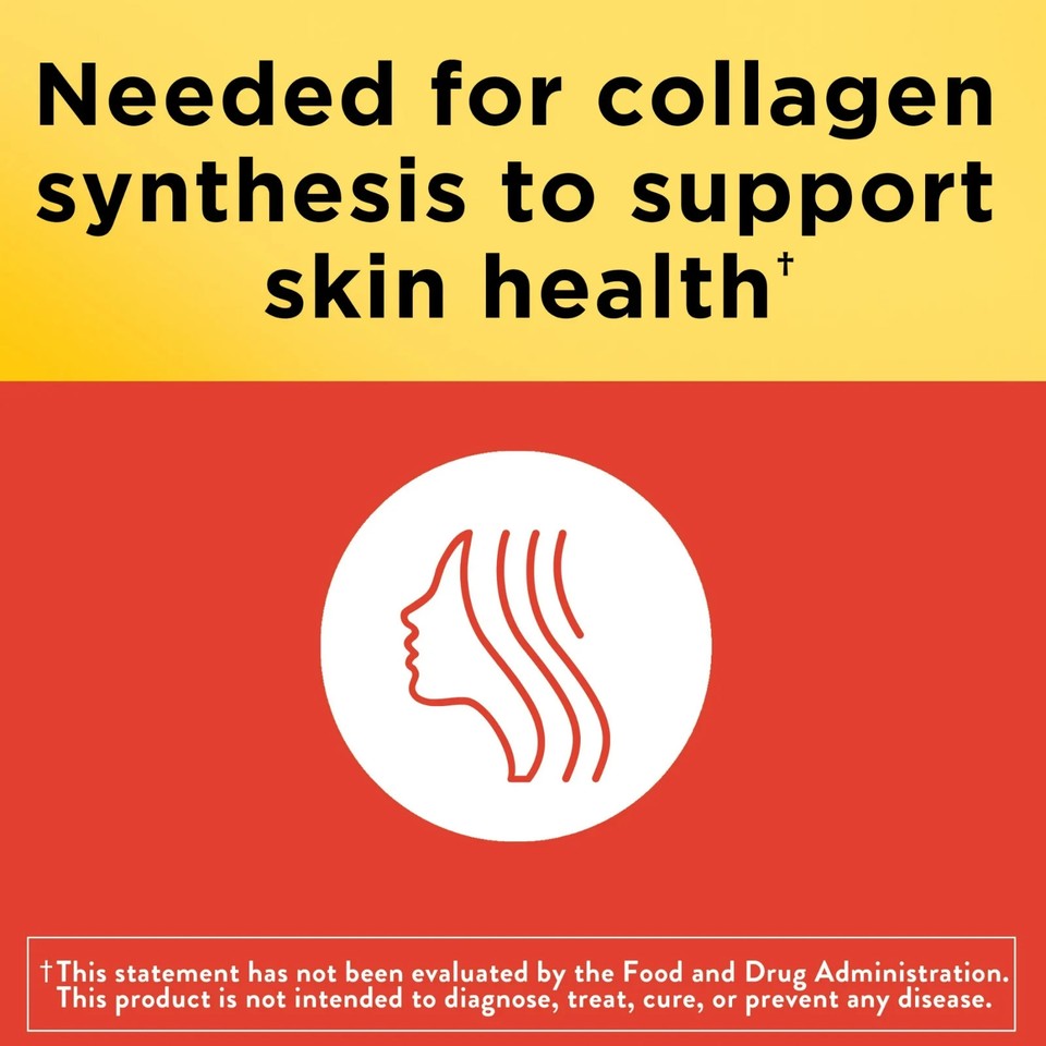 Extra Strength Dosage Chewable Vitamin C 1000 Mg per Serving Tablets ...