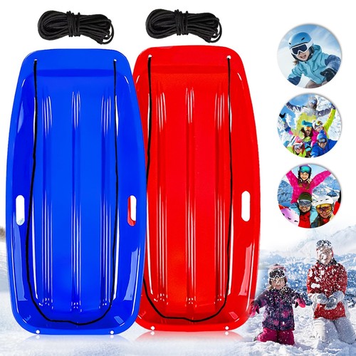 Snow Sled for Kid and Adult Includes Resistant Handles and Ropes 1-2 ...