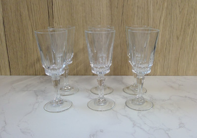 6 x Vintage Luminarc Sherry Glasses - Vintage French Sherry Glasses ...