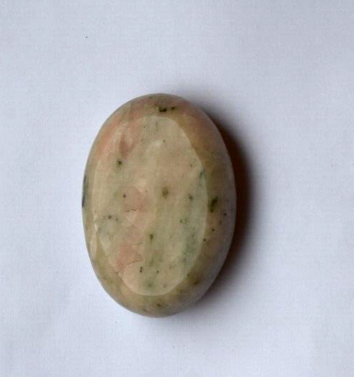Verdant Memory Pink Feldspar Green Olivine Granite Palm Stone North ...