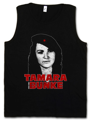 TAMARA BUNKE TANK TOP VEST Tania Fidel Cuba Castro Portrait Che ...