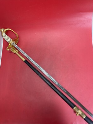 Vintage US Navy Officer's Ceremonial Sword WWII USN | eBay