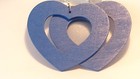 LARGE HEART WOOD EARRINGS OPEN HEART HOOP EARRINGS 4 INCH HEARTS ...