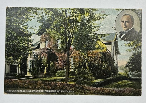 President McKinley Died Milburn Home Buffalo New York Vintage Antique ...