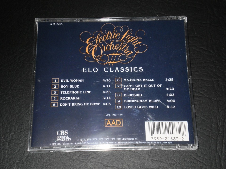 ELECTRIC LIGHT ORCHESTRA ELO CLASSICS CBS 1973-1983 NM | eBay