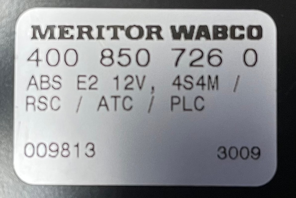WABCO/Meritor ABS-E2 SmartTrack Module 446 003 726 0 4008507260 | eBay