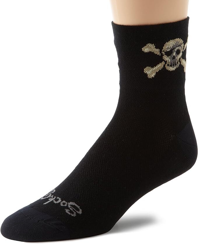 SockGuy Men's Pirate Socks, (fits Men's sizes 9-13, Women's sizes 10-14 ...