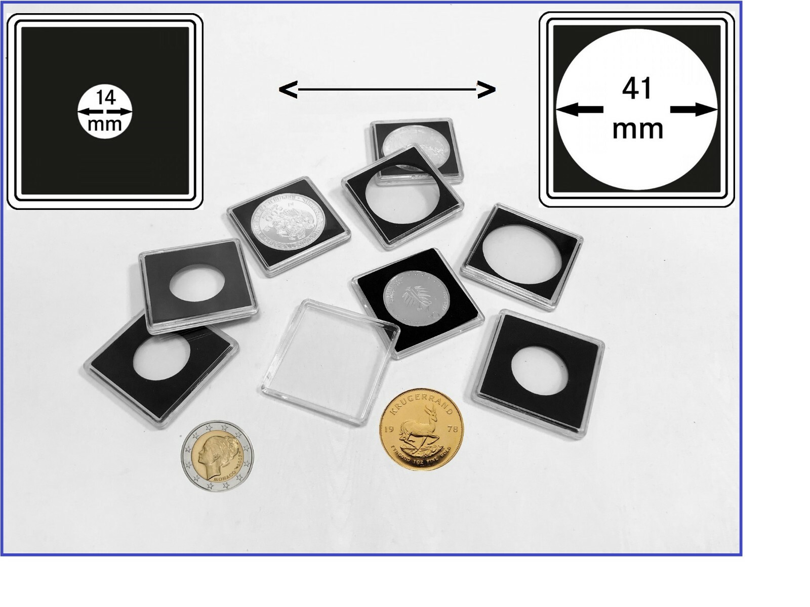 5 X Lighthouse 330794 quadrum Coin Capsules 41 mm | eBay Australia