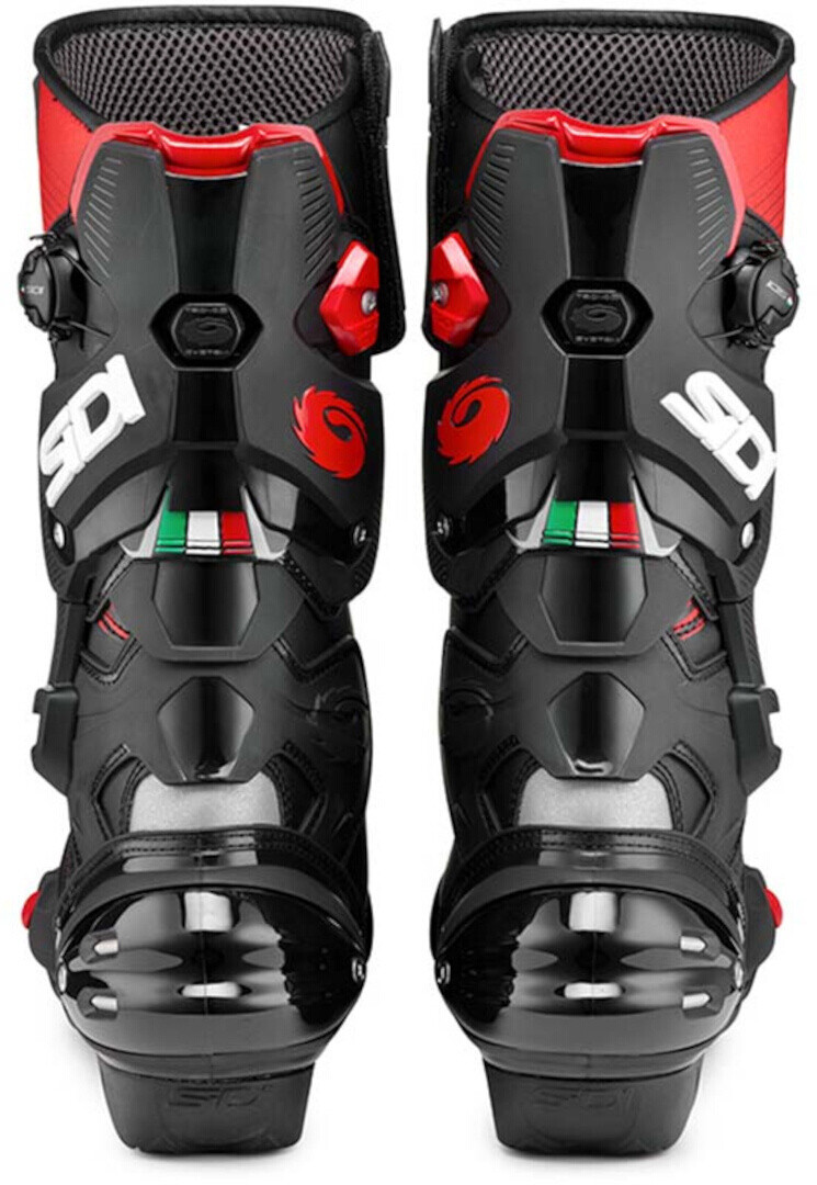 Sidi Vertigo 2 Sports Race Track Motorcycle Motorbike Boots - Black/Red ...