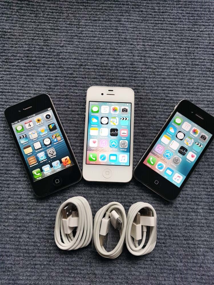Iphone 4 Vs 4s Difference Apple Iphone 4s Front Side Hi Res Stock