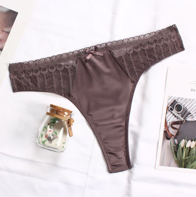 1/5 Pack Lot Women's Sexy Satin G-string Thongs Panties Fashion ...