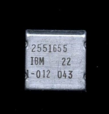IBM MST-1 chip 255 1655, early integrated chip from late 1960. | eBay