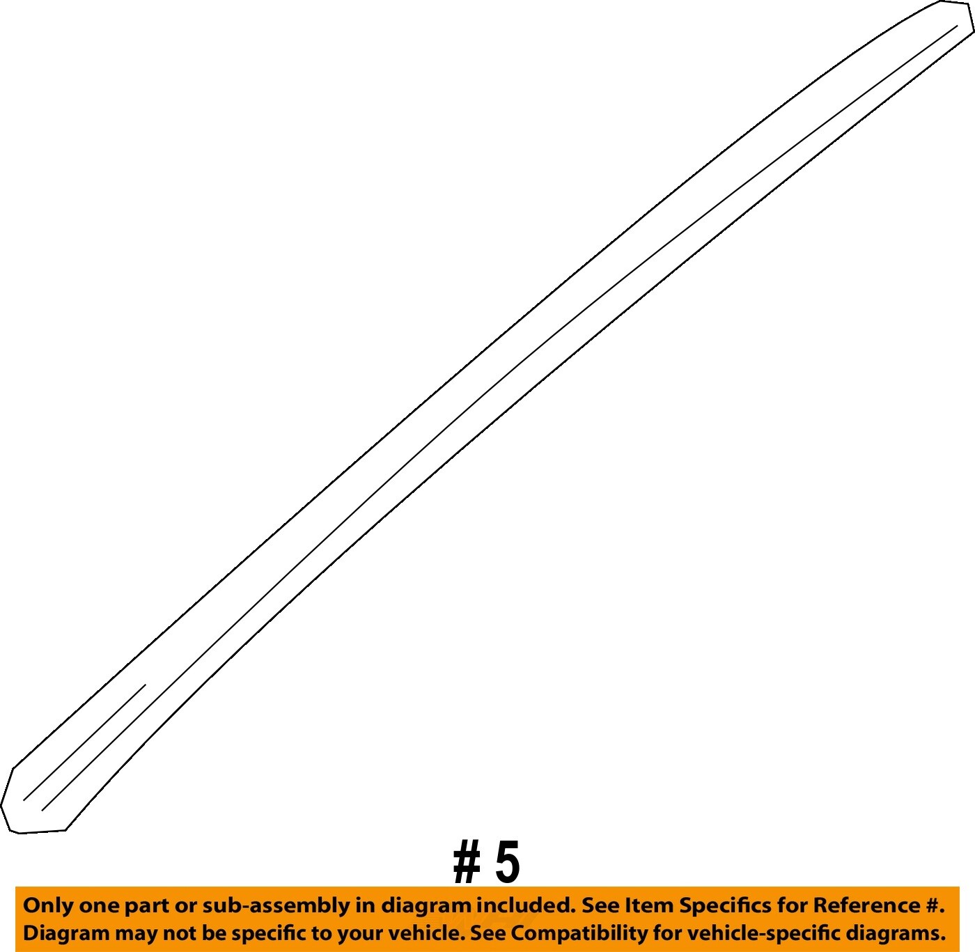 2008-2009 PONTIAC G8 PASSENGER SIDE WINDSHIELD REVEAL MOLDING NEW GM ...
