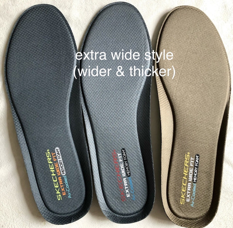 SKECHERS MEMORY FOAM AIR COOLED INSOLES FOOTBED INSERTS US MENS /WOMENS ...