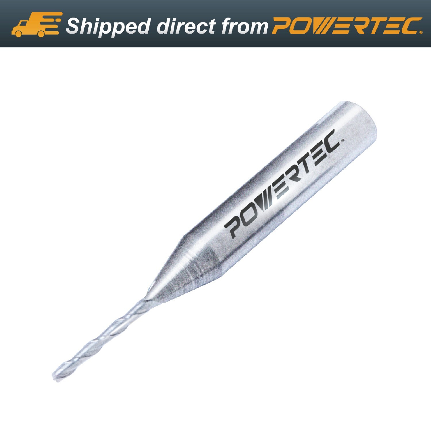POWERTEC Up Cut Spiral 1/16" Router Bit, 1/4" Shank Tungsten Carbide Router Bit | eBay