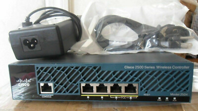 CISCO AIR-CT2504-HA-K9 2504 WLAN Wireless Controller ios-8.5.151 w/ PWR ...