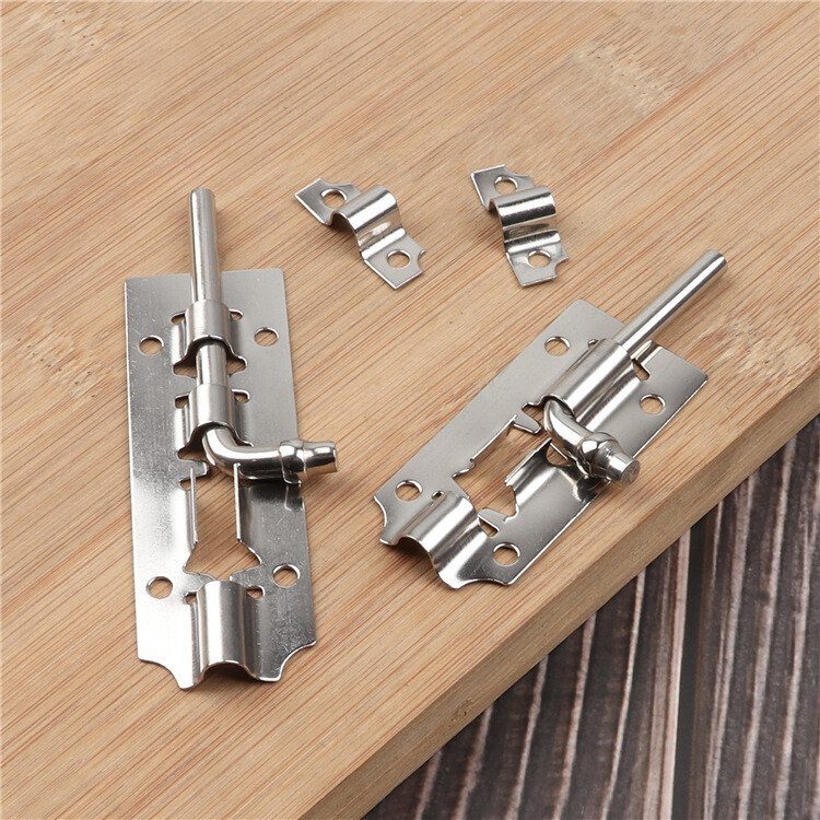 3" Long Stainless Steel Door Latch Slide Lock Barrel Bolt Door Latches ...