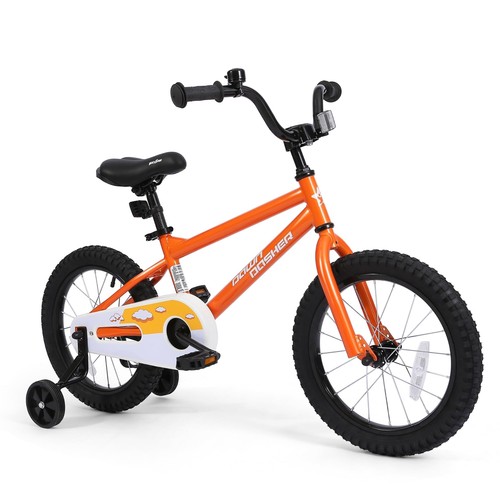 Kid Bike with Training Wheels, BMX 16 inch Bicycle with Pedals, Toddle ...