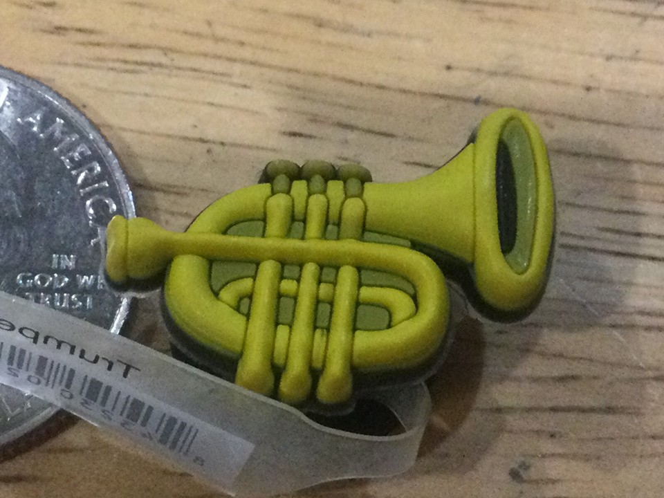 MUSIC NOTE FRENCH HORN SNARE DRUM AUTHENTIC JIBBITZ SHOE CHARM FITS ...