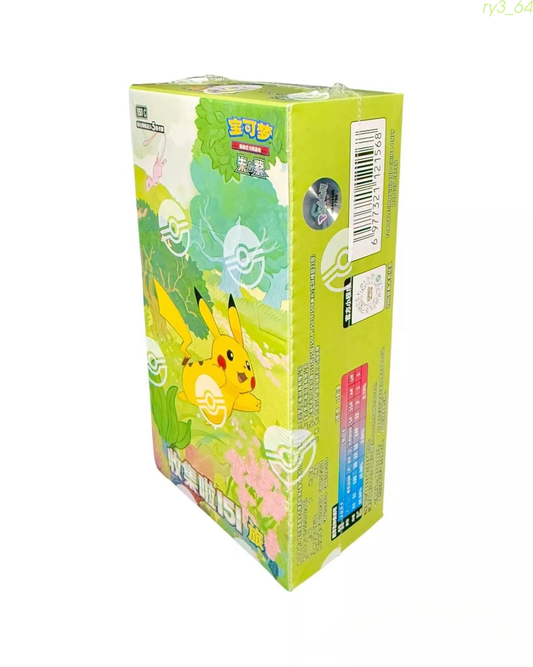 Pokémon TCG: Collect 151 Journey Standard Slim Booster Box (Chinese ...