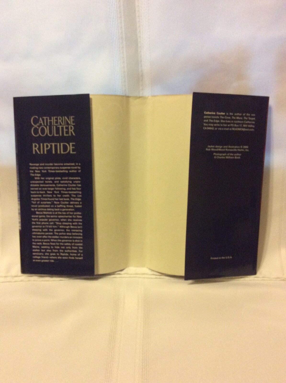 Riptide by Catherine Coulter - hardcover book club edition, Excellent ...