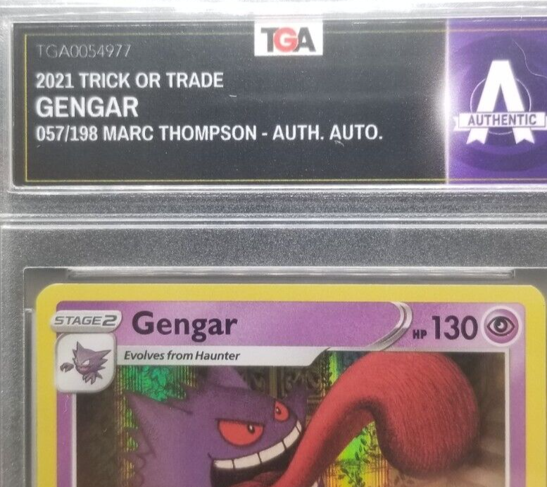 Pokemon 2021 Trick or Trade - Gengar #57 - Marc Thompson (voice actor ...