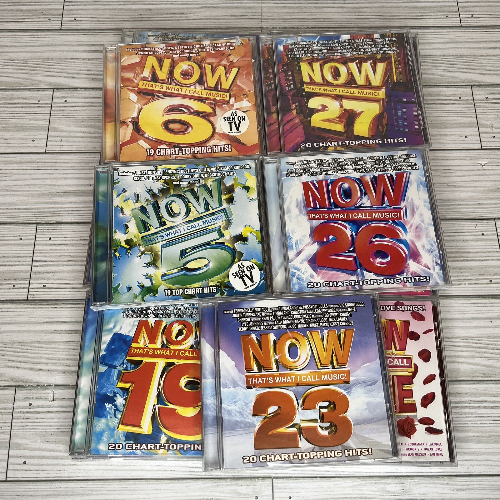 CD Lot of 17 Now That's What I Call Music CD's 5-8, 11, 18-20, 23, 26 ...
