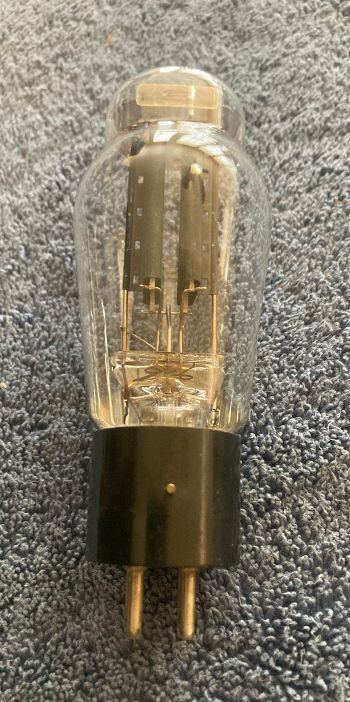 1956 WESTERN ELECTRIC 274A RECTIFIER VACUUM TUBE, SHOWN TESTING ON KS ...