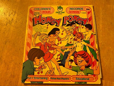 Hokey Pokey Chlidren's Record Skip To My Lou 7" picture sleeve Peter ...