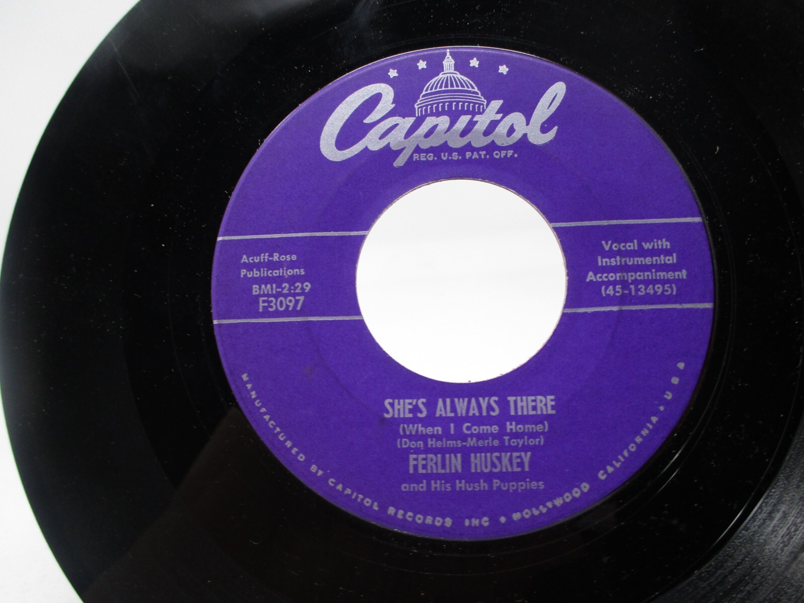 Ferlin Husky I'll Baby Sit With You / She's Always There 45 Capitol | eBay