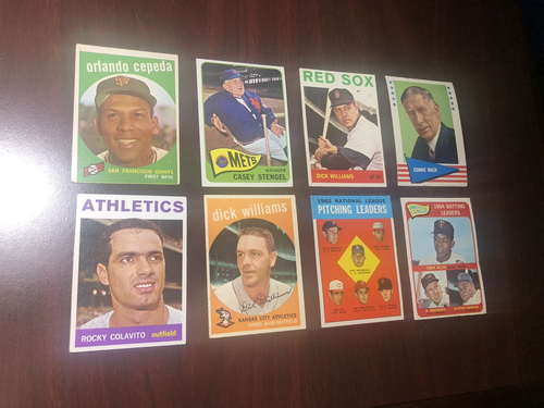 Vintage Topps Baseball Cards 15 MLB NICE | eBay