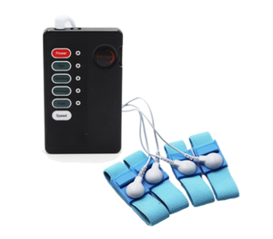 ELECTRO STIMULATION E-STIM MULTIFUNCTION UNIT & 4 ADJUSTABLE RINGS WITH ...