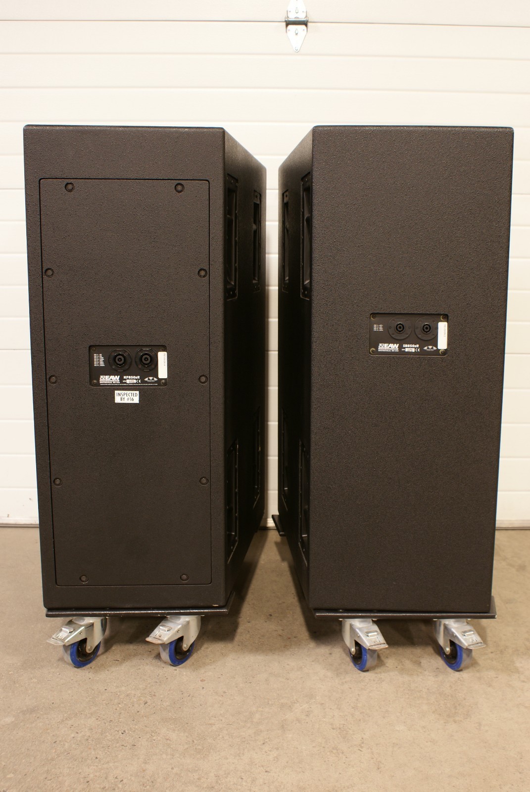 EAW KF850zR (Pair) Loudspeaker Bundle w-Caster Boards & Covers | eBay