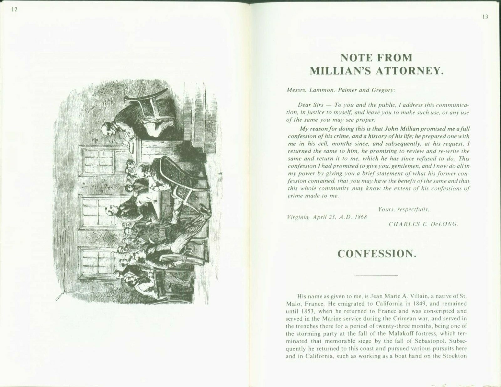 The Murder of Julia Bulette: 1868. by DeLong--1 to 9 copies or ...