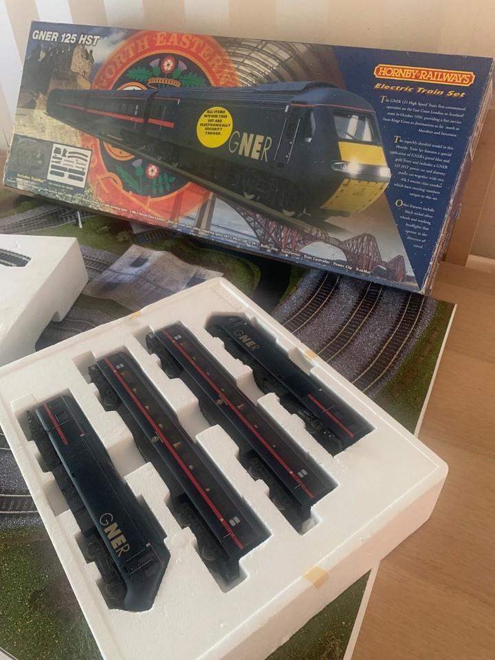 Hornby Railways GNER 125 HST train set | eBay UK