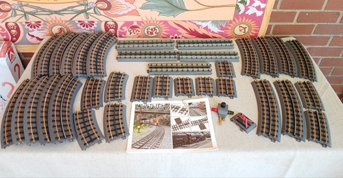 36 piece Lot MTH Realtrax RailKing O Gauge 0-31 0-42 Bumper Lock On ...