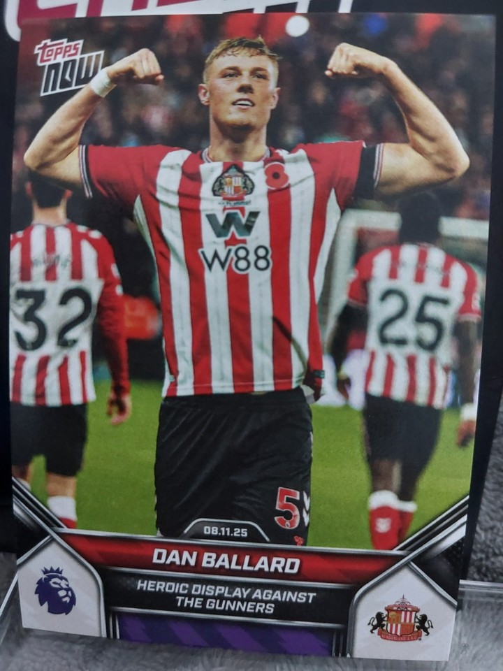 Topps Now Sunderland Dan Ballard 052 | eBay UK