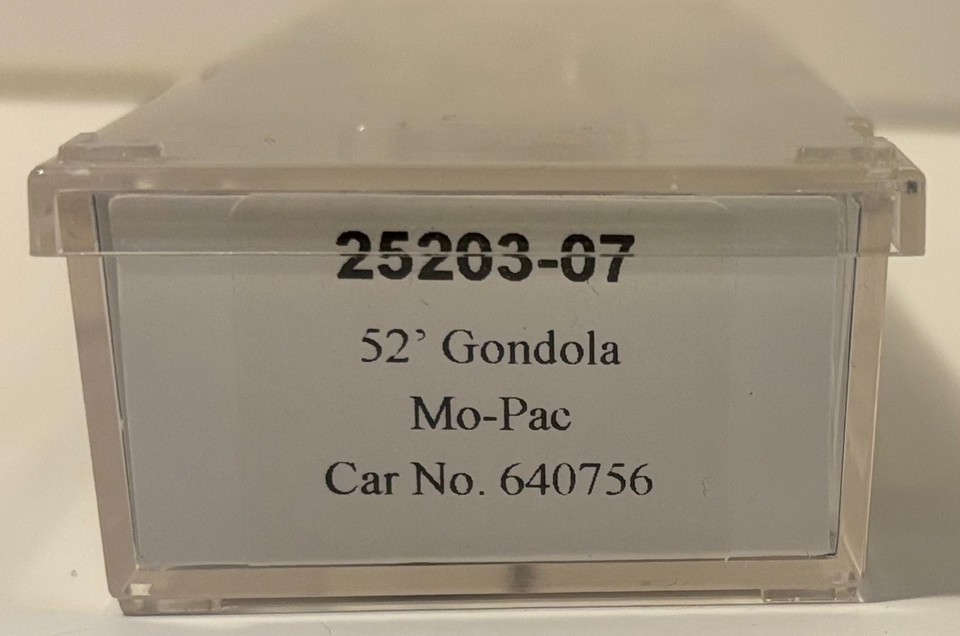 TM99 Trainworx 25203-07 N 52' Gondola Missouri Pacific Mo-Pac Car ...