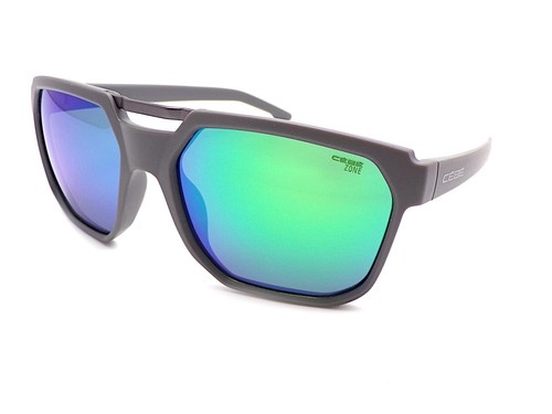 Cebe Iron Sunglasses Matte Graphite Grey w/ Green Mirror CAT.3 Lenses ...