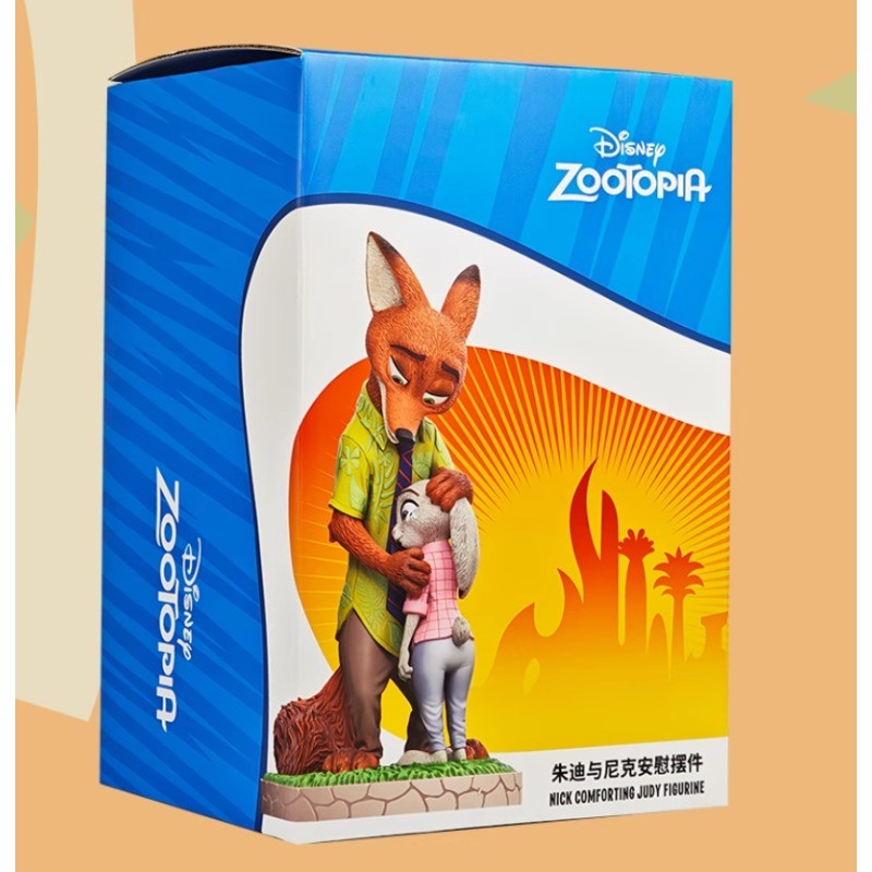 Enesco Zootopia Fox Rabbit Judy Nick Comforted Style 7.8" Action Figure ...