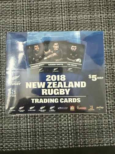 2018 Tap N Play New Zealand Rugby Trading Cards Sealed Box | eBay