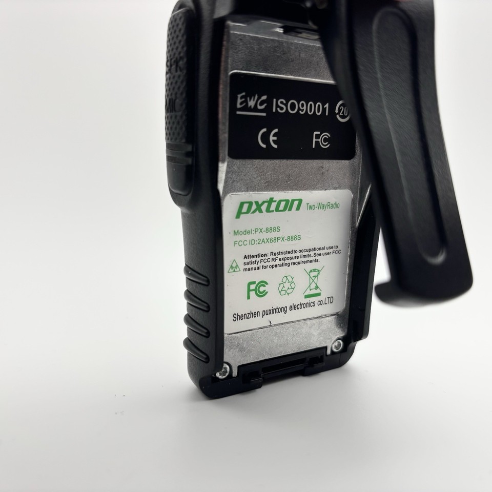 Pxton PX-888S Portable Two Way Transceiver Walkie Talkie Radio Long ...