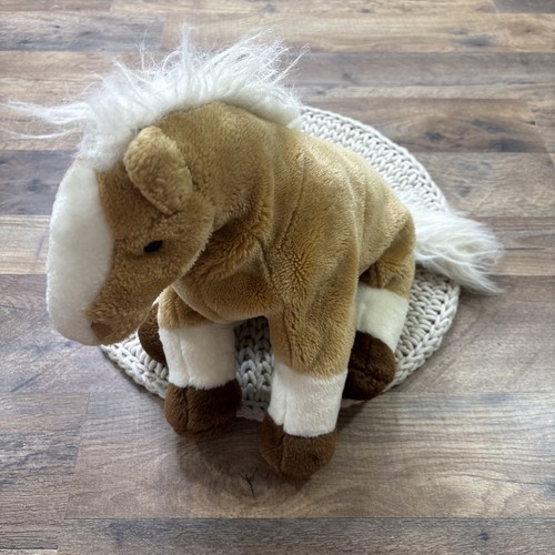 Wild Republic Tan Pony Horse Floppy Plush Stuffed Animal 14” | eBay