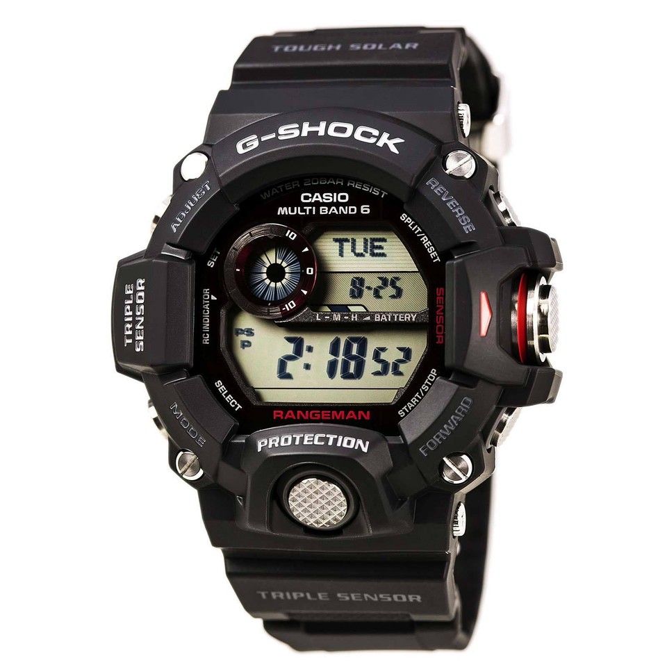 Casio Men's Watch G-Shock Rangeman Tough Solar Digital Strap GW9400-1 ...